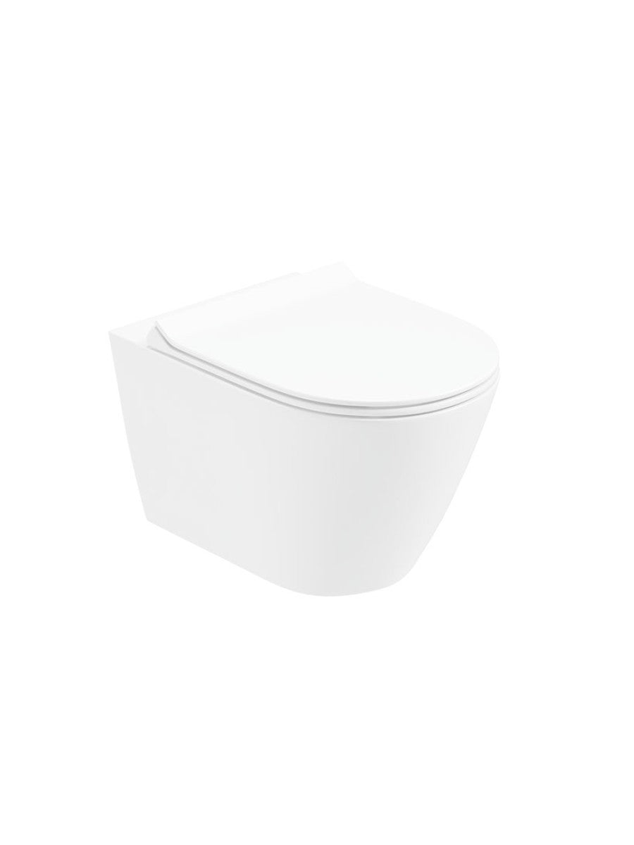 SCALA Rimless Wall Hung WC & Sequence Slim Soft Close Seat — FAB Hardware